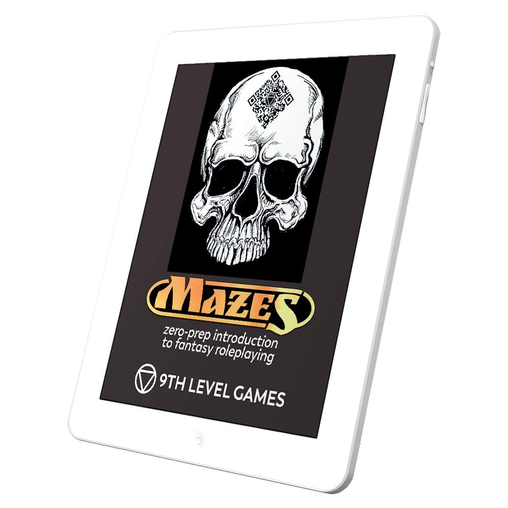 Mazes Zero Prep Introduction to Fantasy Roleplaying – 9th Level Games