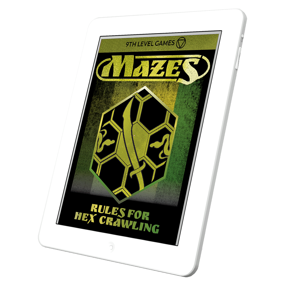 Mazes Rules for Hex Crawling – 9th Level Games
