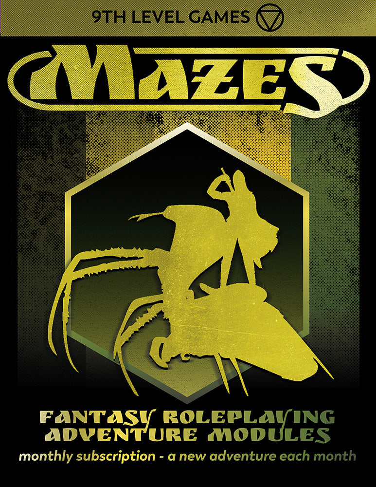Mazes Fantasy Roleplaying – 9th Level Games